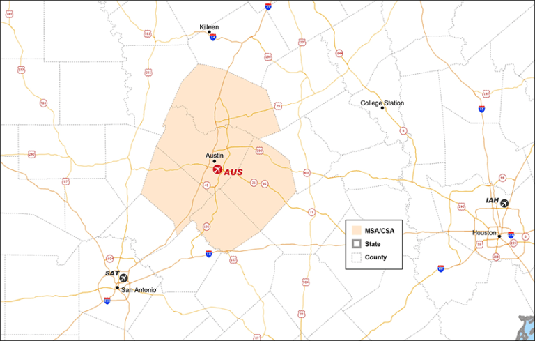Greater Austin: Significant Growth in Economic Activity and Air Service ...