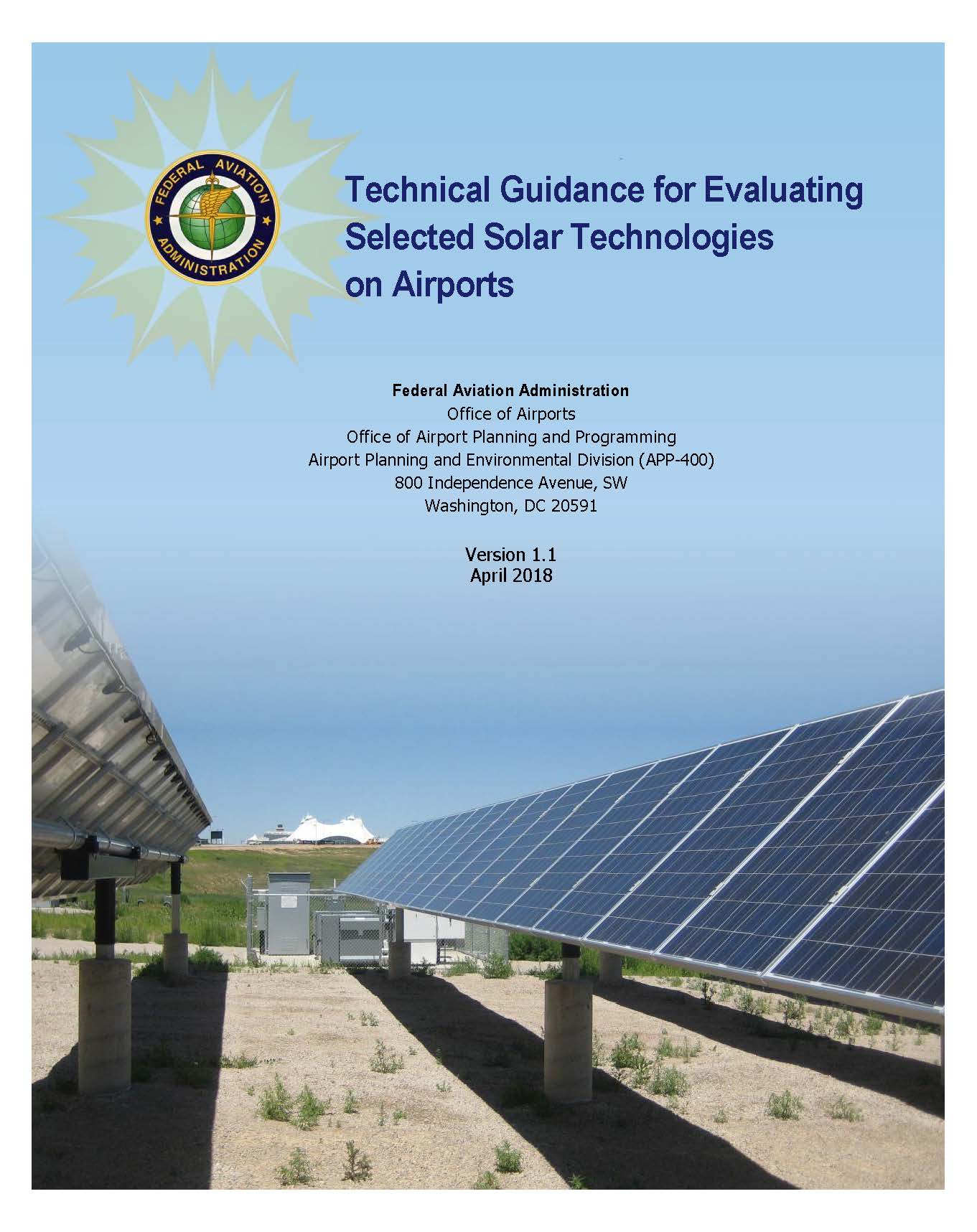 FAA Technical Guidance for Evaluating Selected Solar Technology on ...