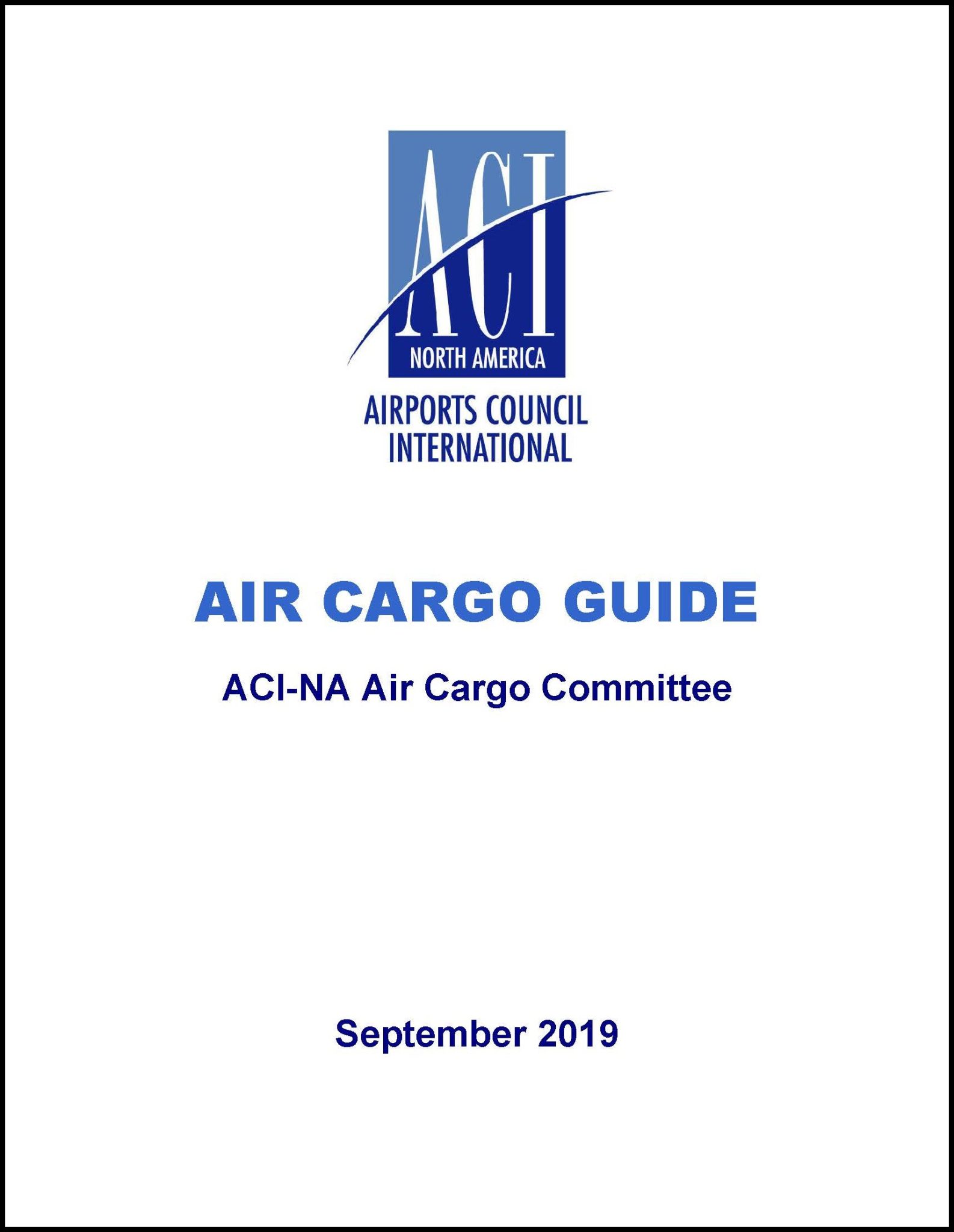 ACI Air Cargo Guide – Airside Planning, Design, Construction ...