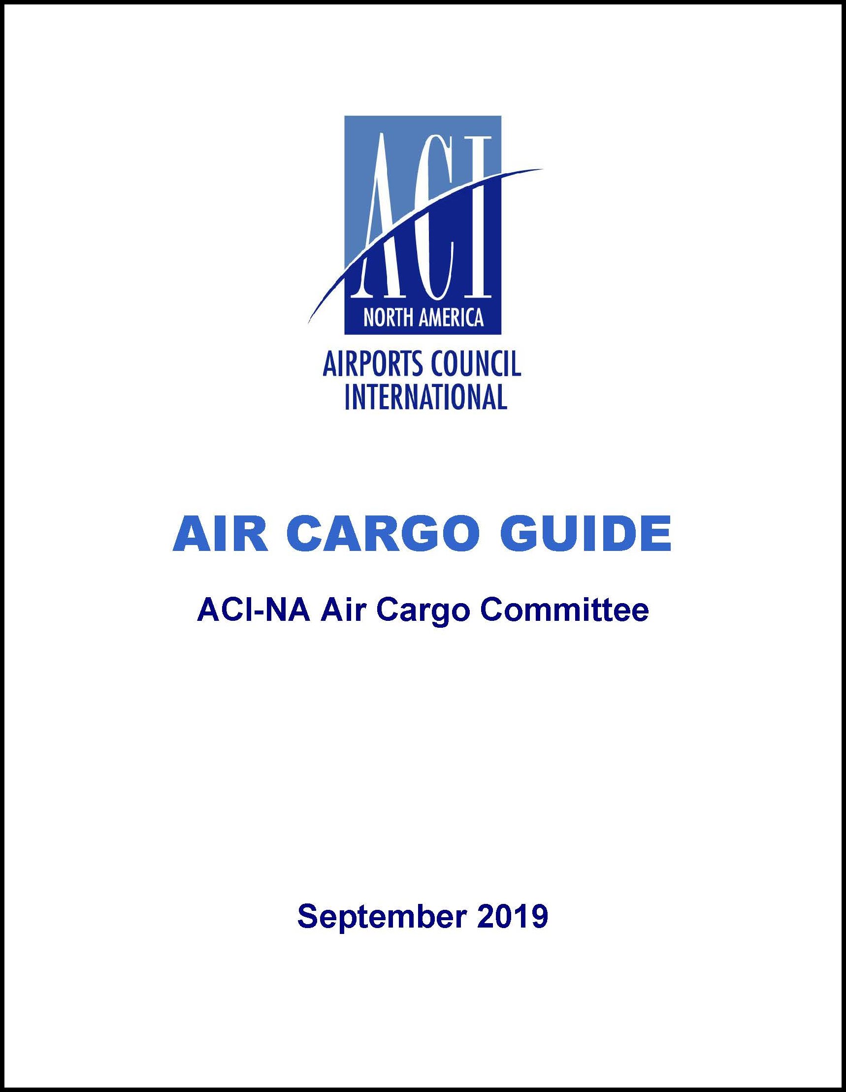 ACI Air Cargo Guide – Airside Planning, Design, Construction ...