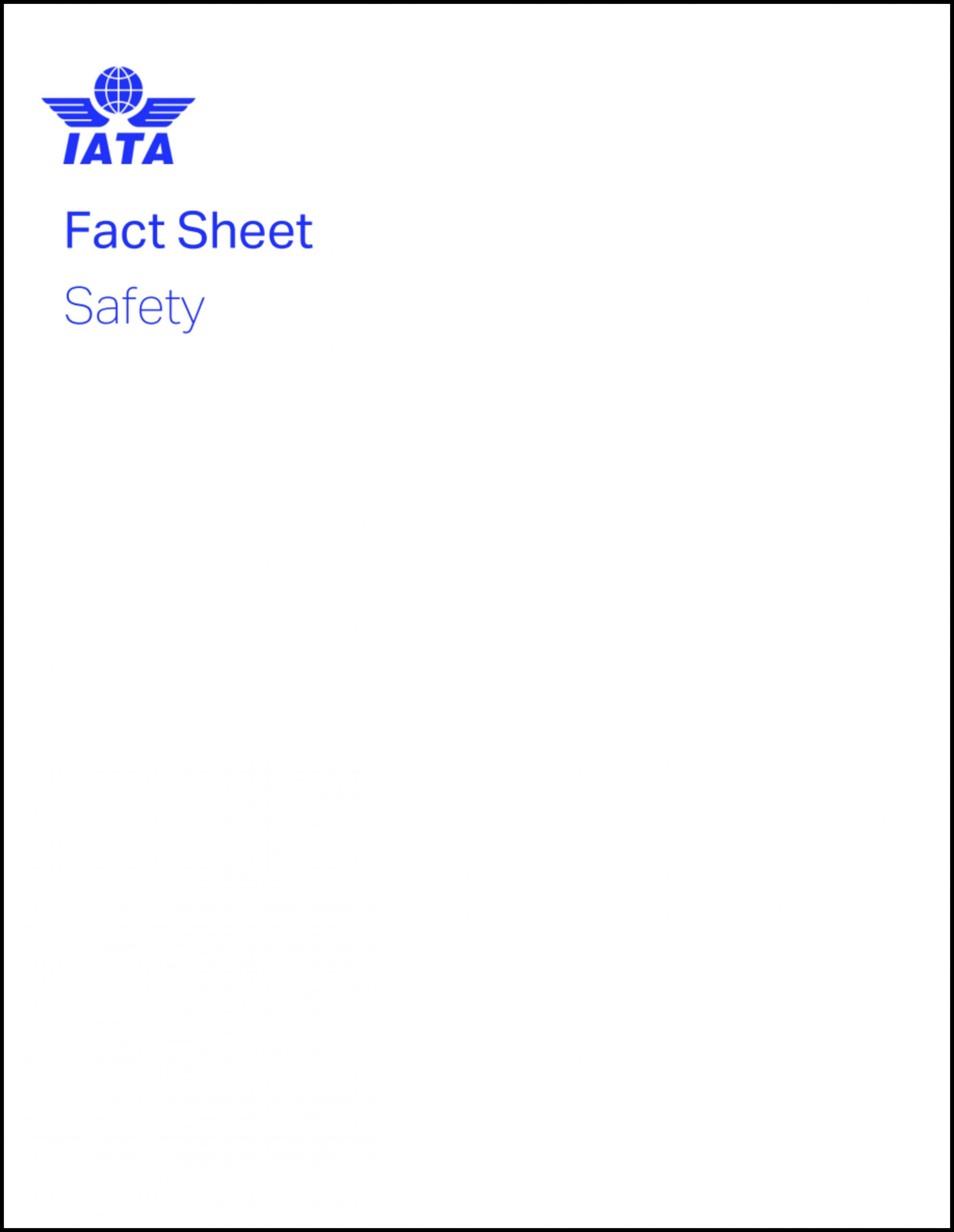 IATA Safety Report – Airside Planning, Design, Construction, Operations ...